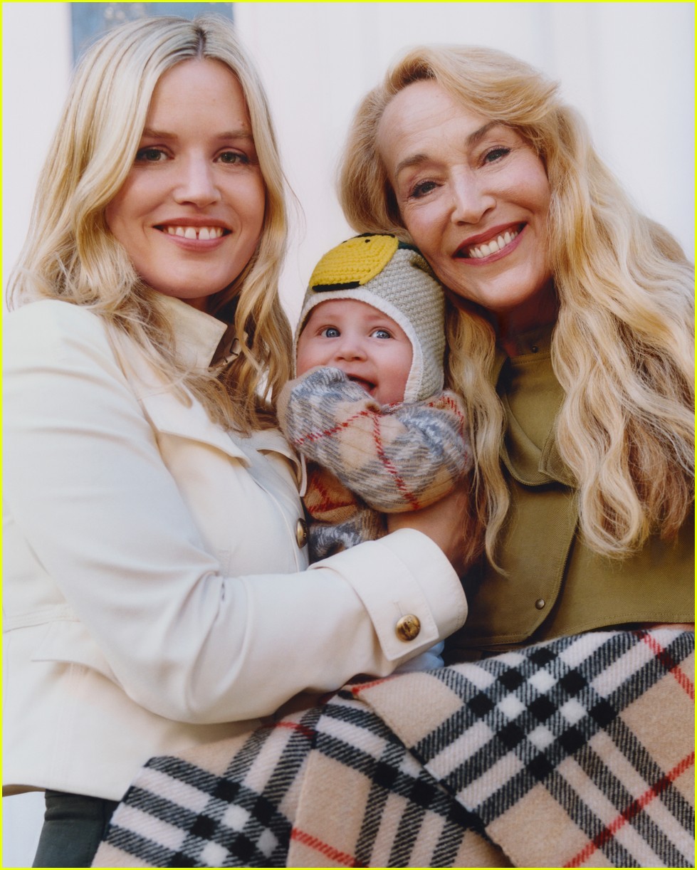 Legendary Model Jerry Hall Stars in Burberry Campaign for Mother's Day Alongside Her Daughters ...