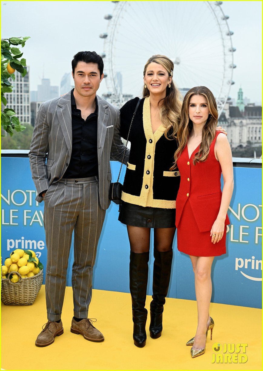 Blake Lively & Anna Kendrick Kick Off 'Another Simple Favor' Press Tour with Henry Golding ...