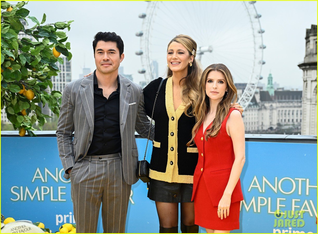 Blake Lively & Anna Kendrick Kick Off 'Another Simple Favor' Press Tour with Henry Golding ...
