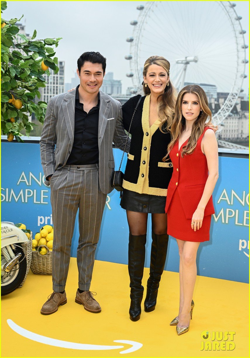 Blake Lively & Anna Kendrick Kick Off 'Another Simple Favor' Press Tour with Henry Golding ...