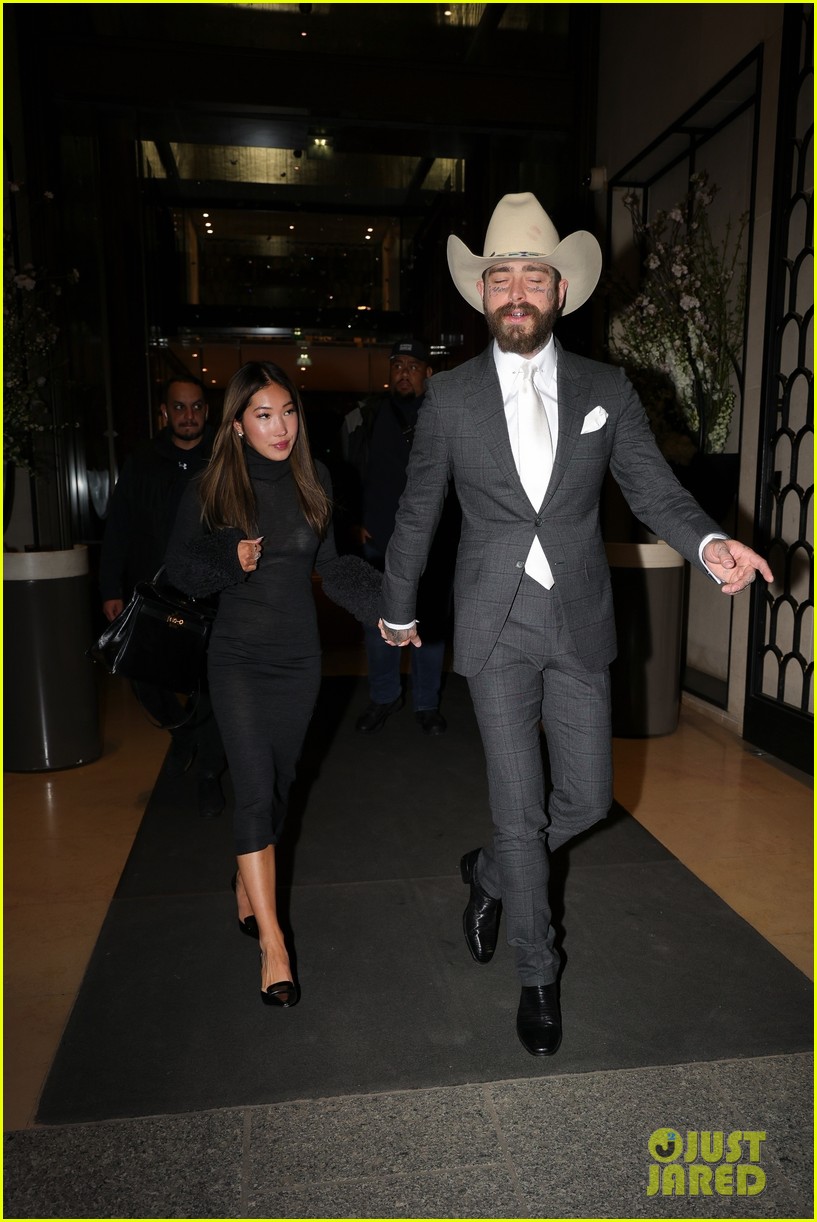 Post Malone & New Girlfriend Christy Lee Hold Hands on Date Night in ...