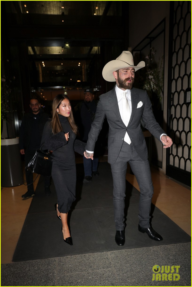 Post Malone & New Girlfriend Christy Lee Hold Hands on Date Night in ...