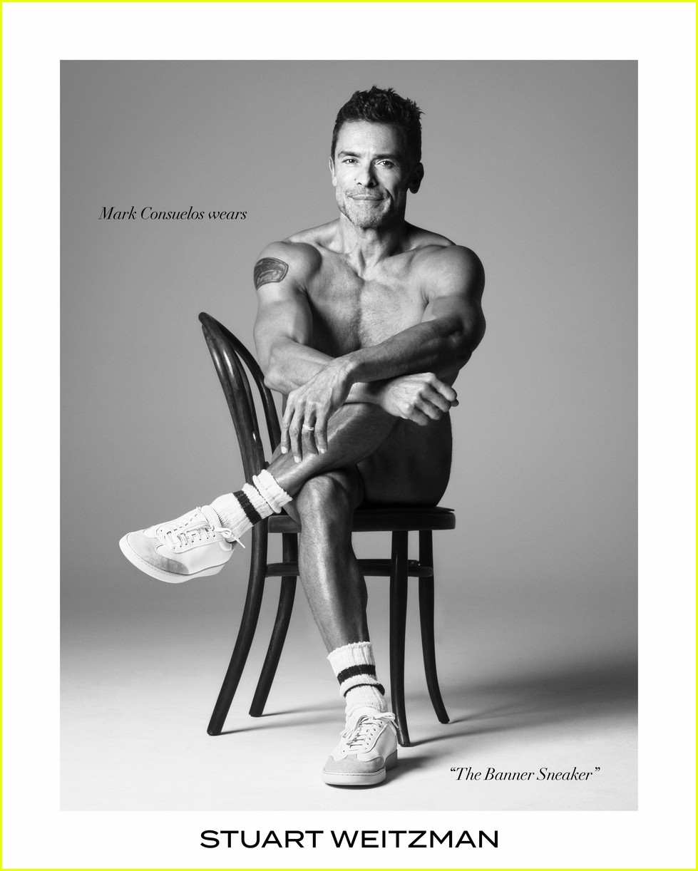 Mark Consuelos Strips Down, Bares His Body While Modeling Shoes for Stuart Weitzman Campaign ...