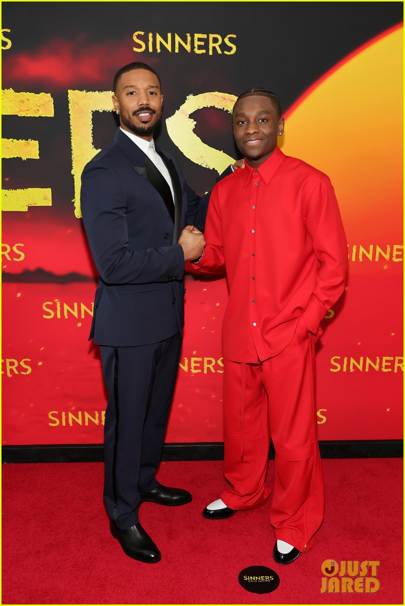 Michael B. Jordan... and Michael B. Jordan Walk Red Carpet Together at 'Sinners' NYC Premiere to ...