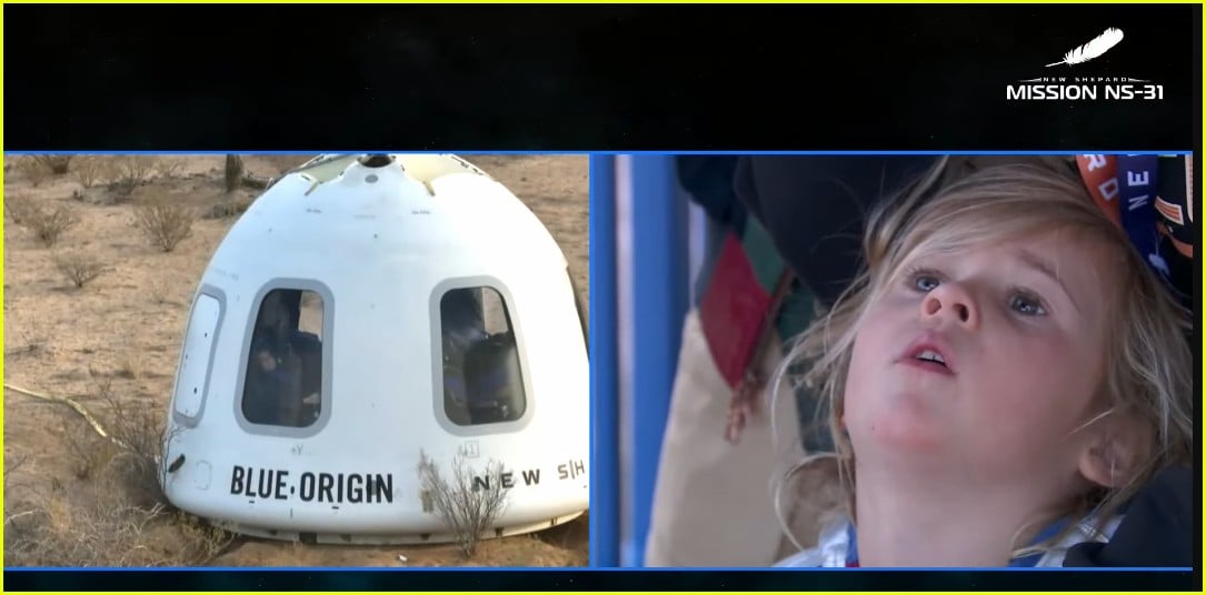 Katy Perry's Daughter Daisy, 4, Watches Her Blue Origin Flight Into Space - See the Photos ...