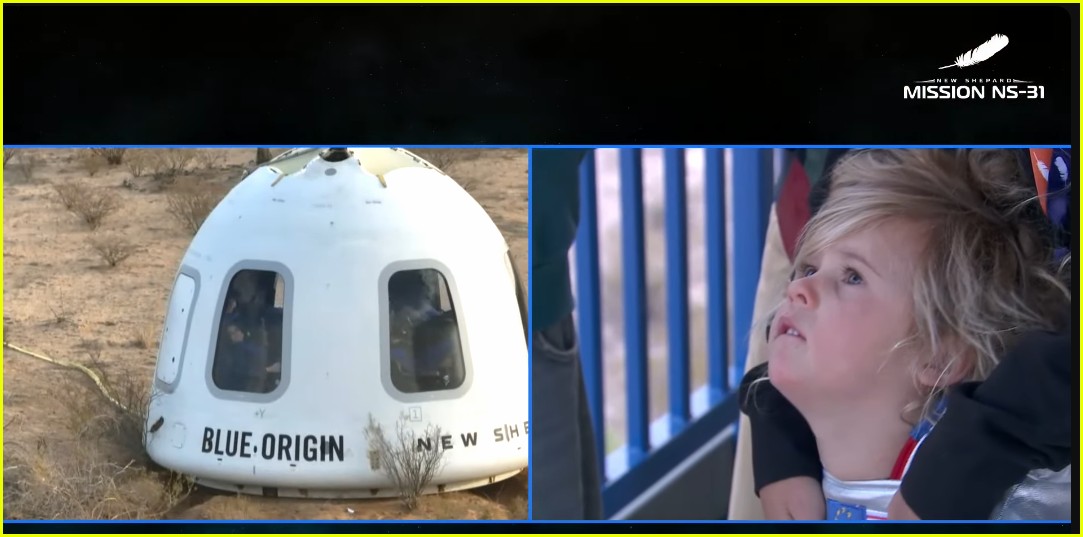 Katy Perry's Daughter Daisy, 4, Watches Her Blue Origin Flight Into Space - See the Photos ...