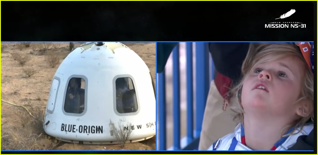 Katy Perry's Daughter Daisy, 4, Watches Her Blue Origin Flight Into Space - See the Photos ...