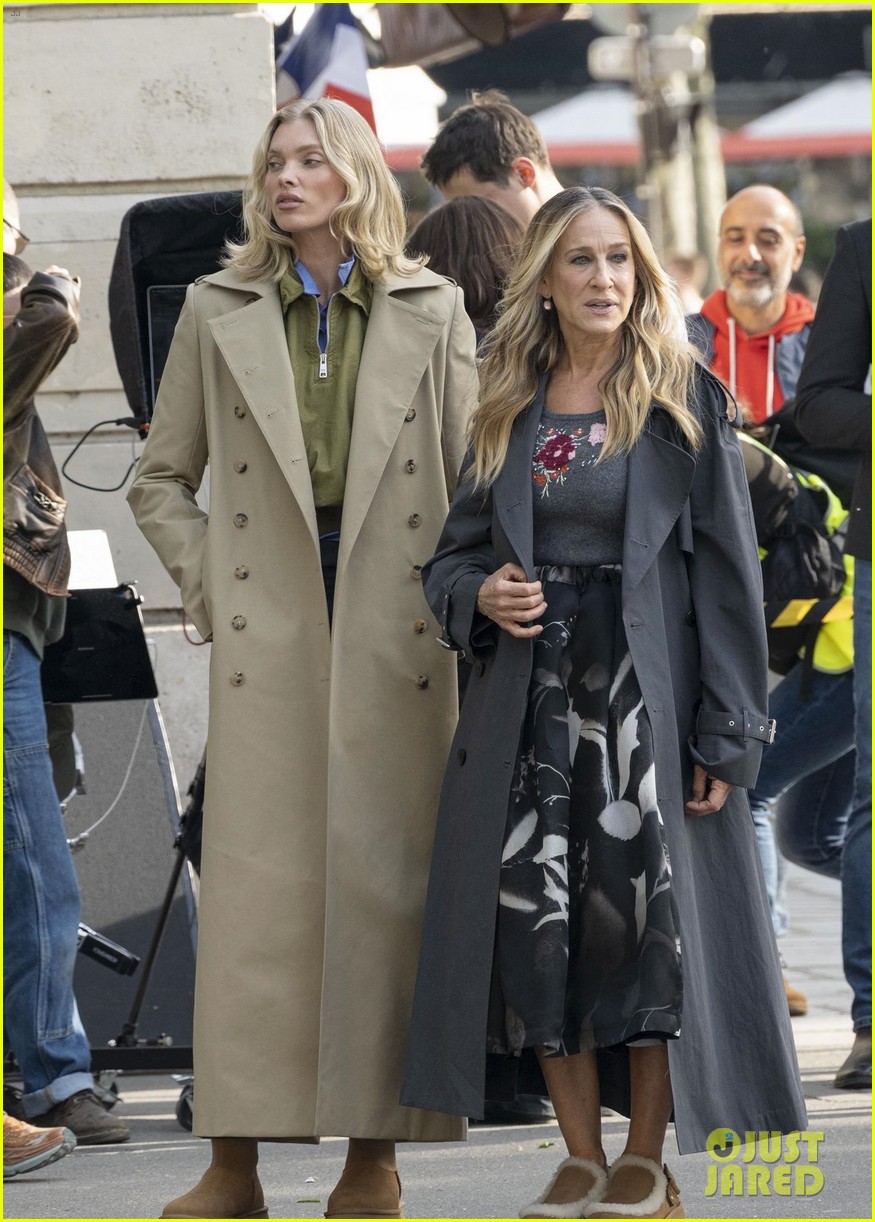 Sarah Jessica Parker & Elsa Hosk Film New UGG Commercial In Paris, Plus ...