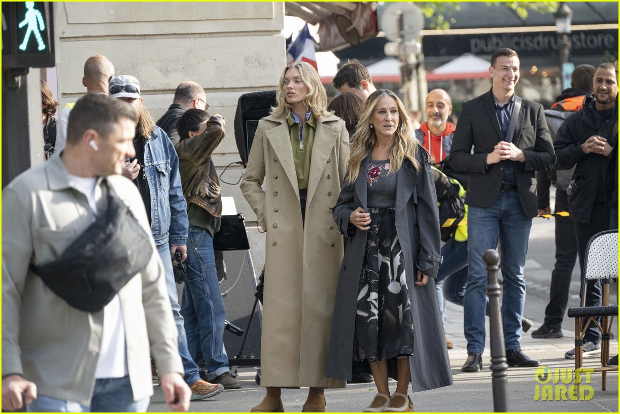Sarah Jessica Parker & Elsa Hosk Film New UGG Commercial In Paris, Plus ...