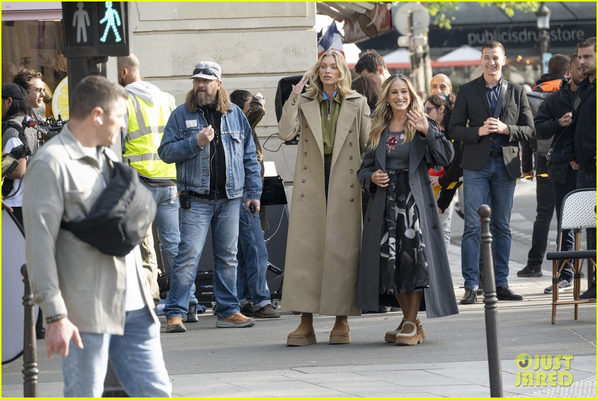 Sarah Jessica Parker & Elsa Hosk Film New UGG Commercial In Paris, Plus ...