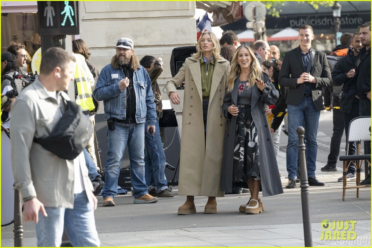 Sarah Jessica Parker & Elsa Hosk Film New UGG Commercial In Paris, Plus ...