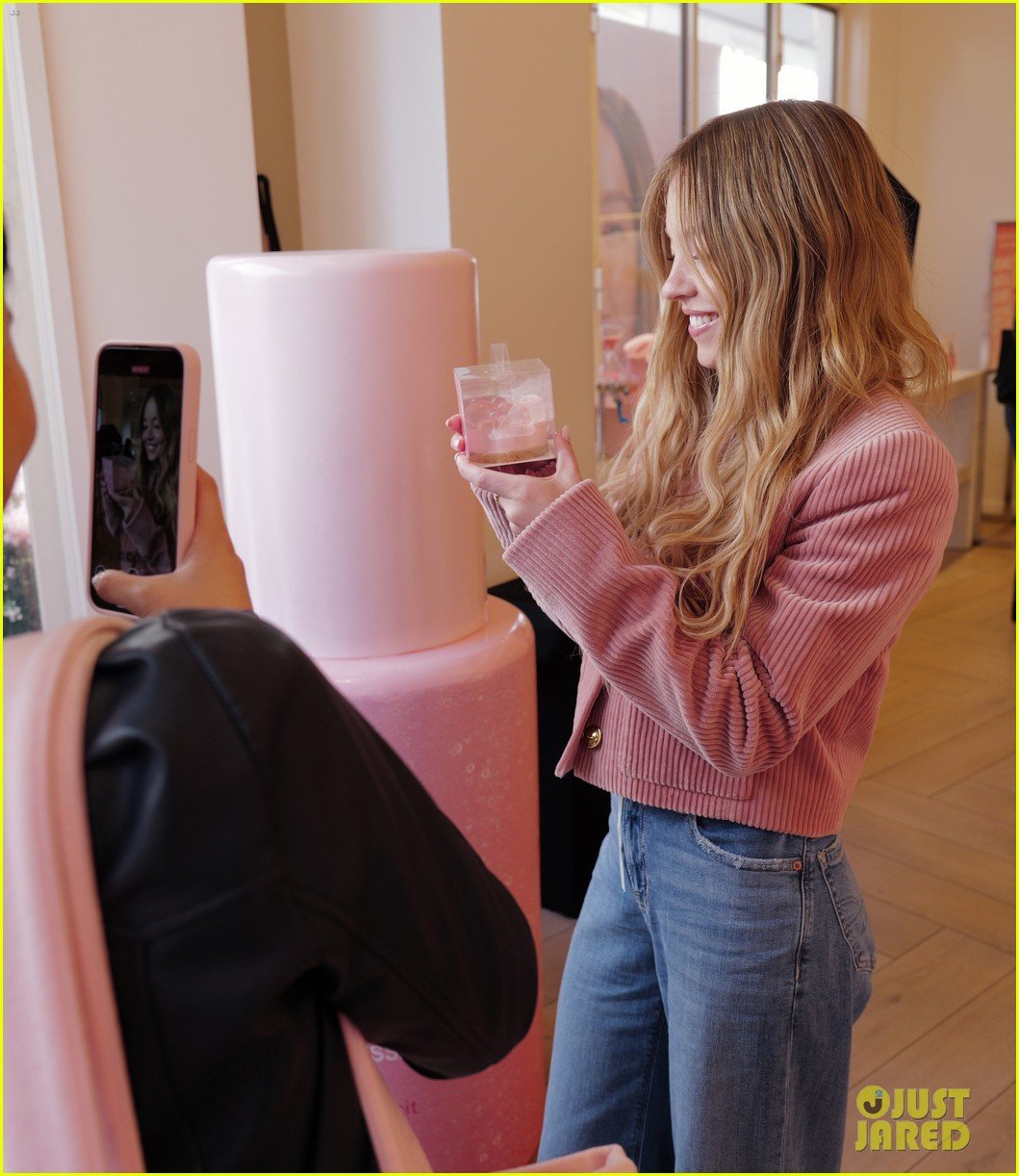 Sydney Sweeney Is Pretty In Pink at LANEIGE Event In LA After Promoting ...