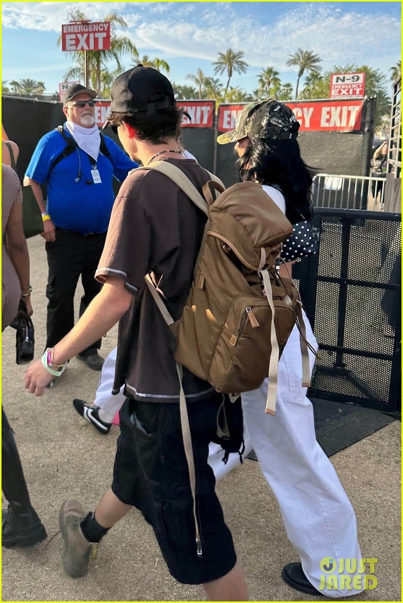 Timothee Chalamet & Kylie Jenner Hold Hands at Day 2 of Coachella 2025 ...