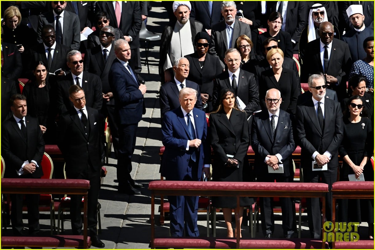 Donald & Melania Trump Attend Pope Francis Funeral - Find Out Where ...