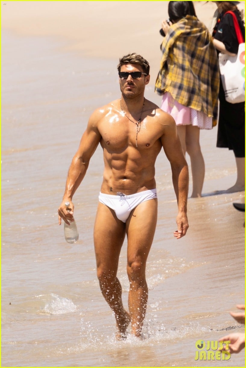 Celebrity Hairstylist Chris Appleton Goes Shirtless for a Dip in His Speedo: Photo 5162328 ...