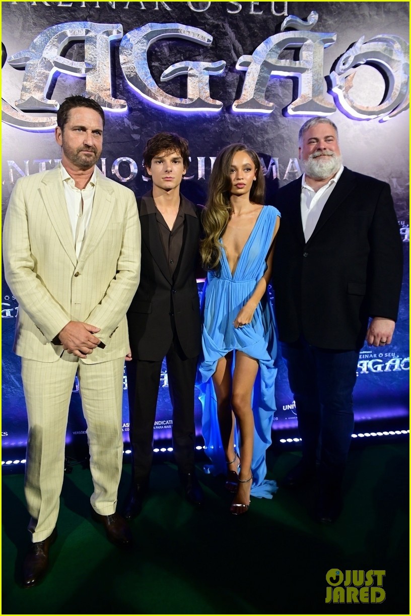 Gerard Butler, Mason Thames & Nico Parker Bring 'How to Train Your ...