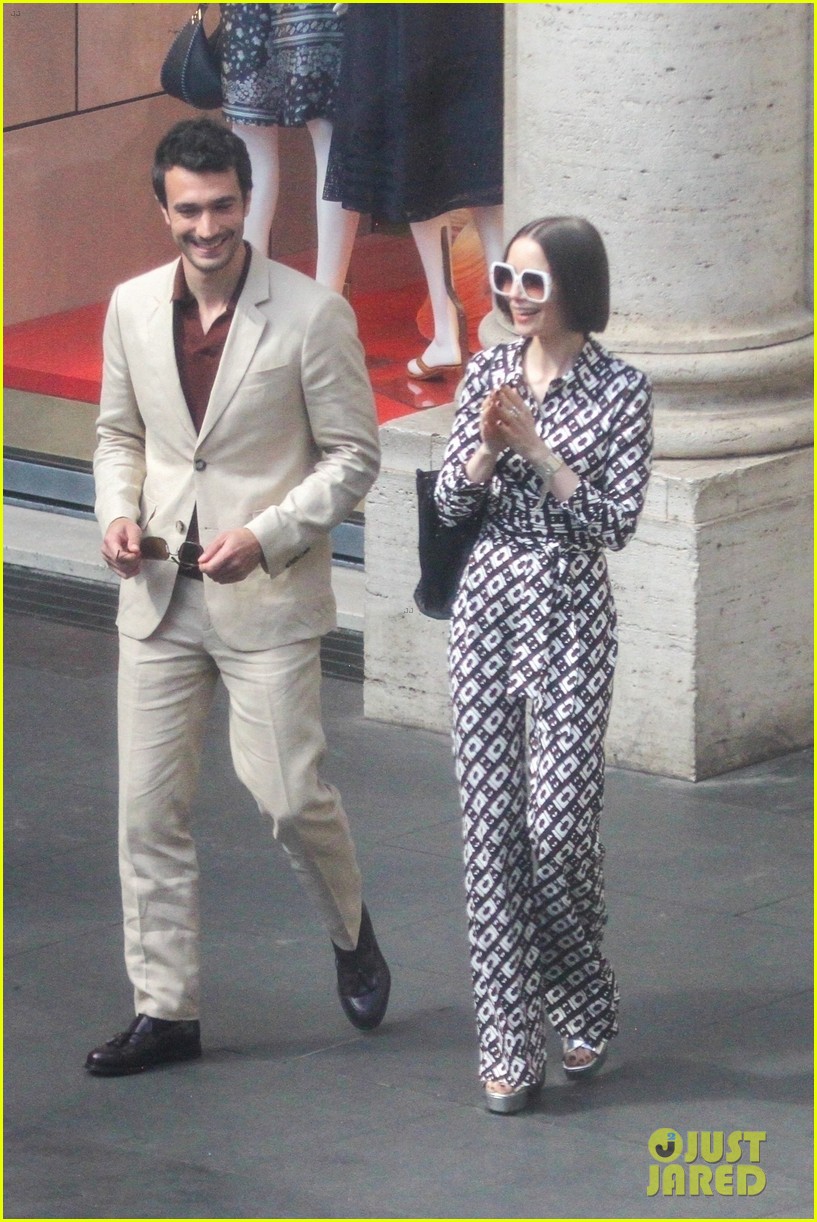 Lily Collins & Eugenio Franceschini Begin Filming 'Emily in Paris ...
