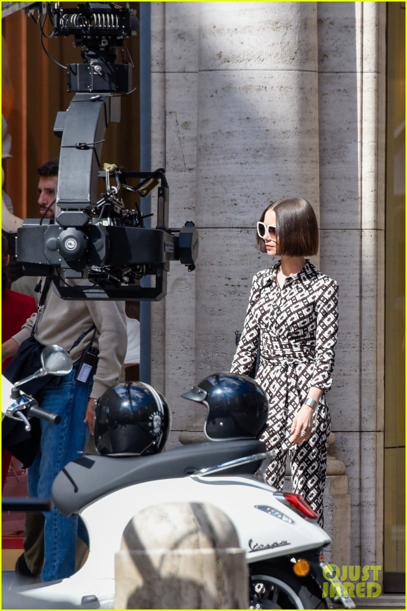 Lily Collins & Eugenio Franceschini Begin Filming 'Emily in Paris ...