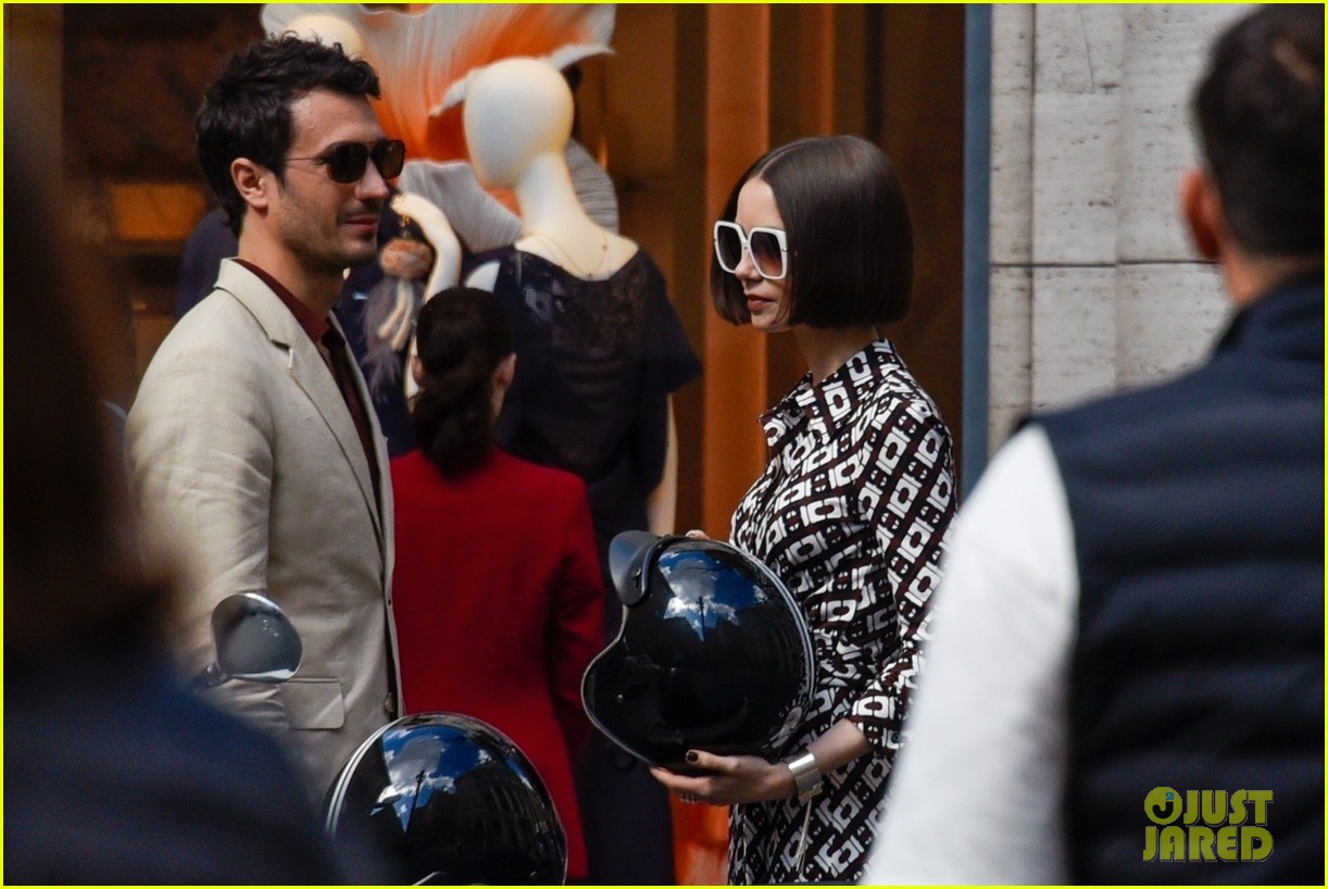 Lily Collins & Eugenio Franceschini Begin Filming 'Emily in Paris ...