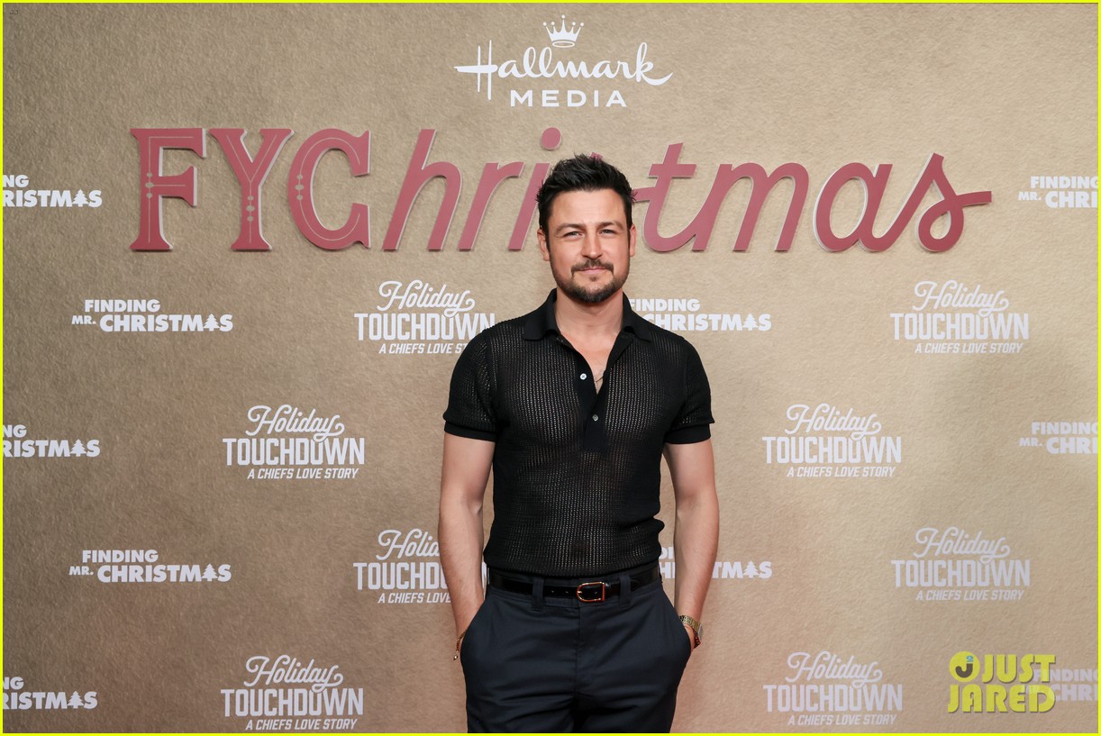 Hunter King & Tyler Hynes Get Back Into the Christmas Spirit at ...