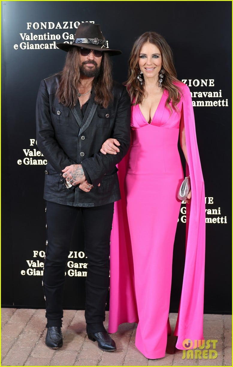 Billy Ray Cyrus & Elizabeth Hurley Make Red Carpet Debut at Orizzonti ...