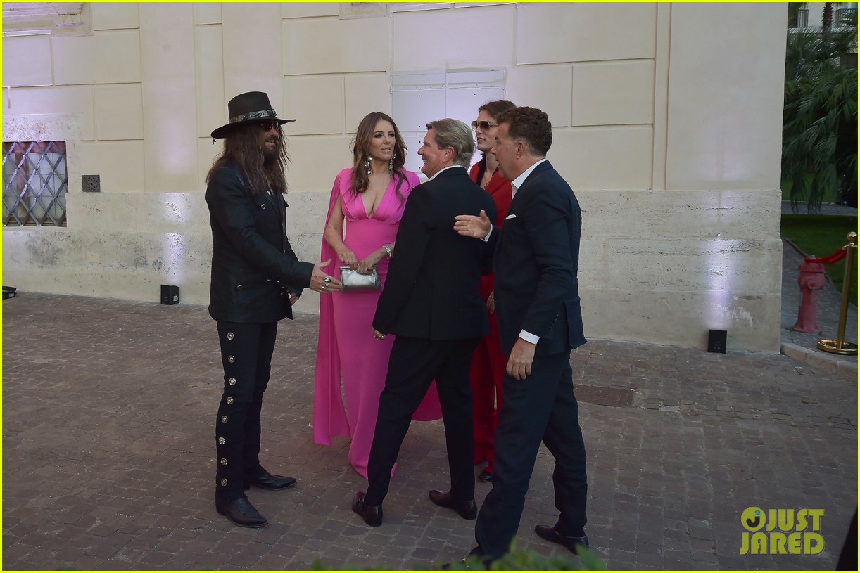 Billy Ray Cyrus & Elizabeth Hurley Make Red Carpet Debut at Orizzonti ...