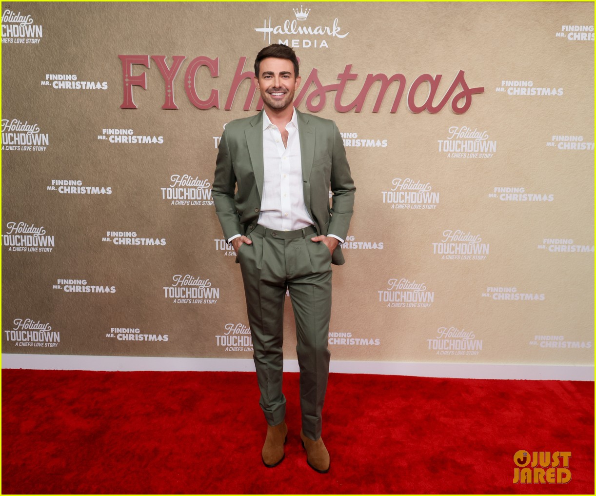 Hallmark's Tyler Hynes Wore a See-Through Shirt to FYC Event & Jonathan ...