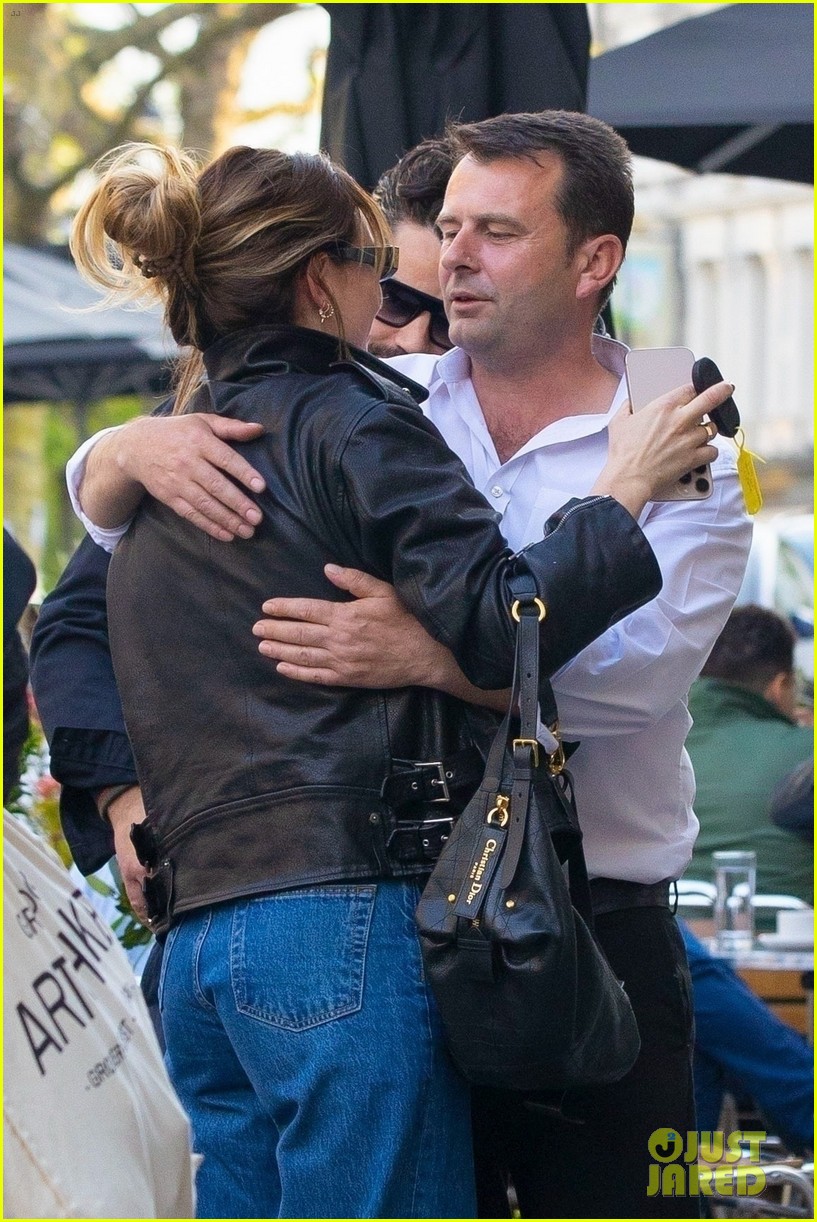 Lily James & Dominic Cooper Look Elated to Run In to One Another, Share ...