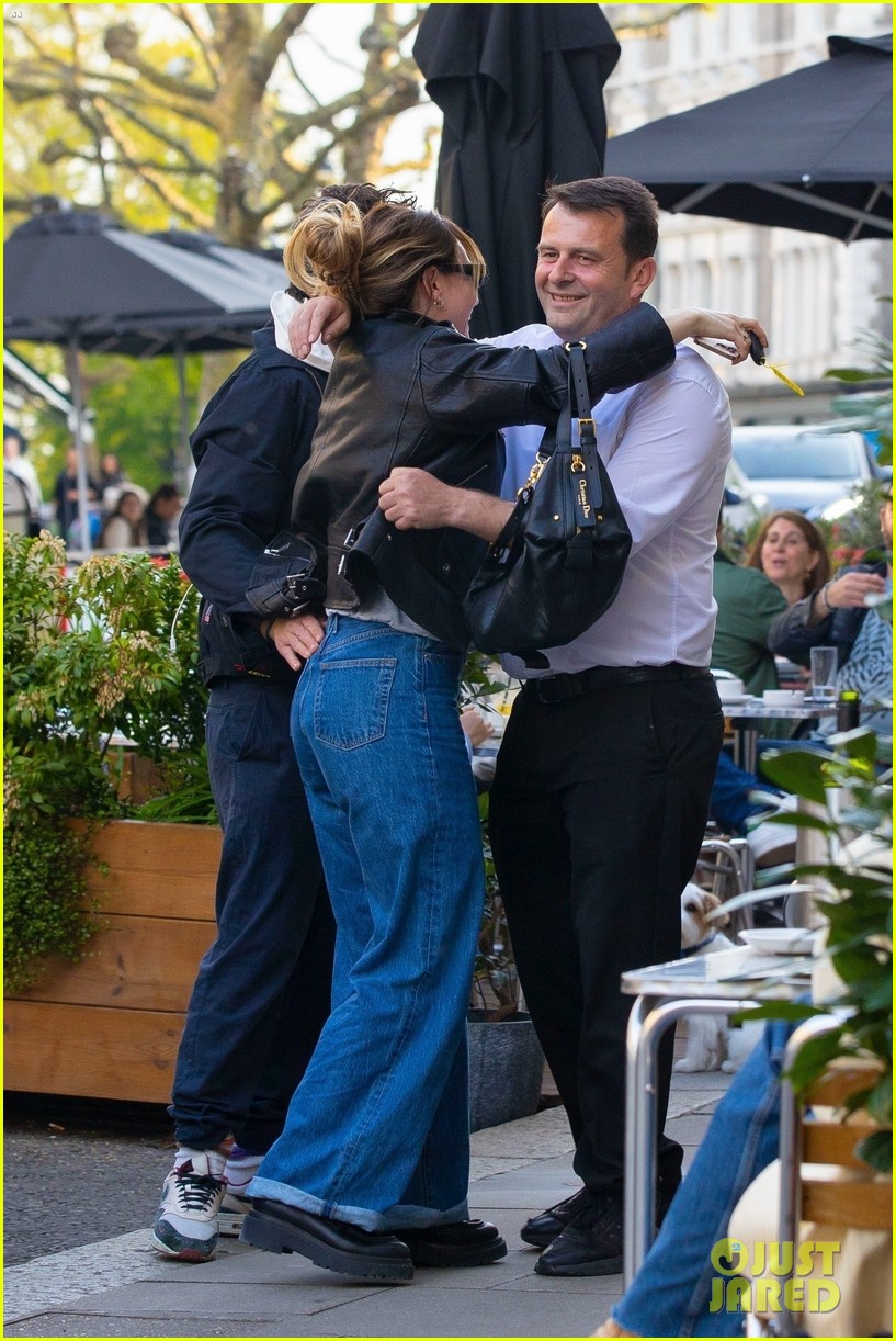 Lily James & Dominic Cooper Look Elated to Run In to One Another, Share ...