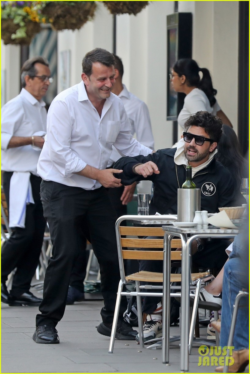 Lily James & Dominic Cooper Look Elated to Run In to One Another, Share ...