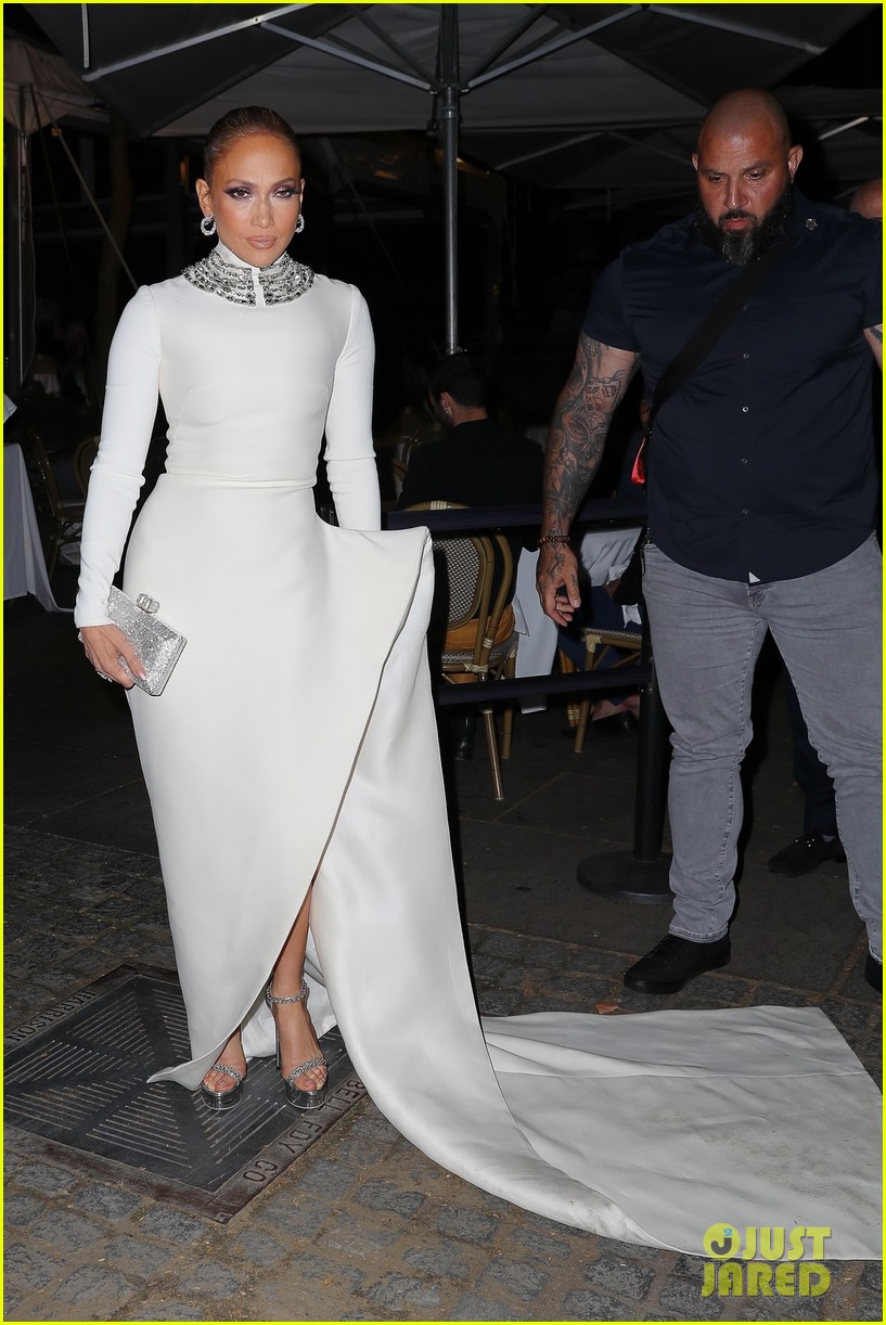 Jennifer Lopez Changes Into Chic White Dress for John Kander's 98th ...