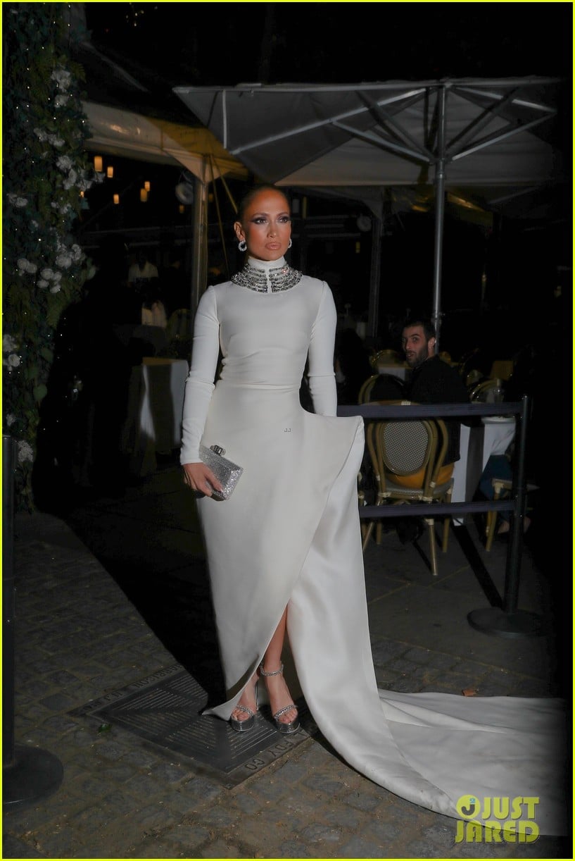 Jennifer Lopez Changes Into Chic White Dress for John Kander's 98th ...