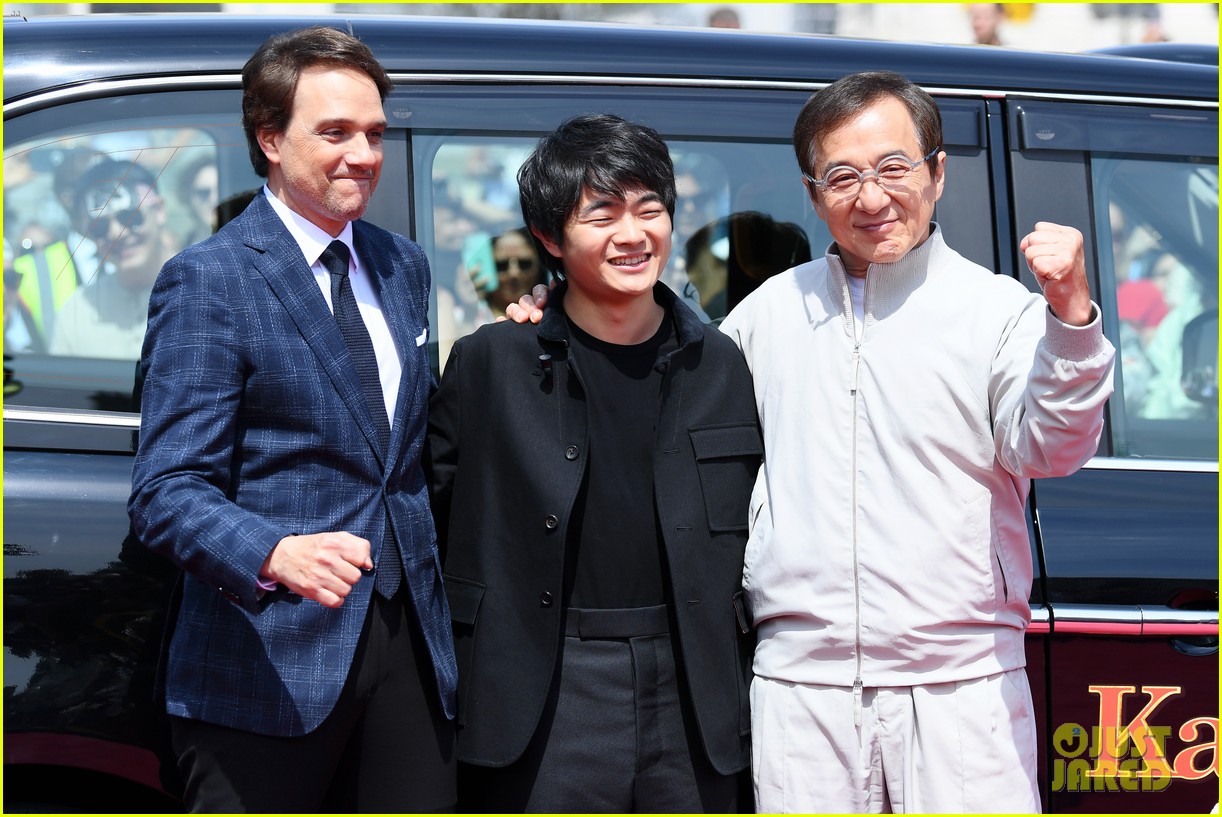 Ralph Macchio, Ben Wang, & Jackie Chan Bring 'Karate Kid: Legends' to London!: Photo 5161017 ...