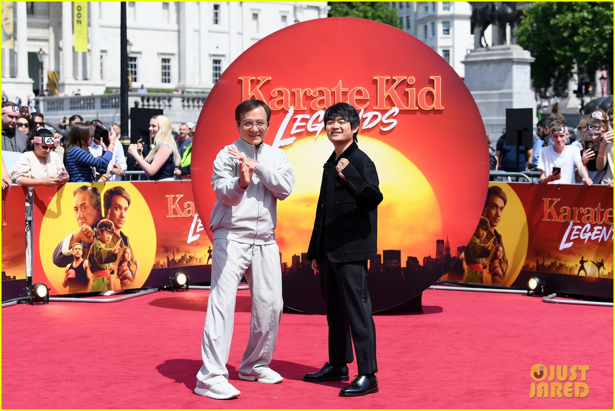 Ralph Macchio, Ben Wang, & Jackie Chan Bring 'Karate Kid: Legends' to London!: Photo 5161023 ...
