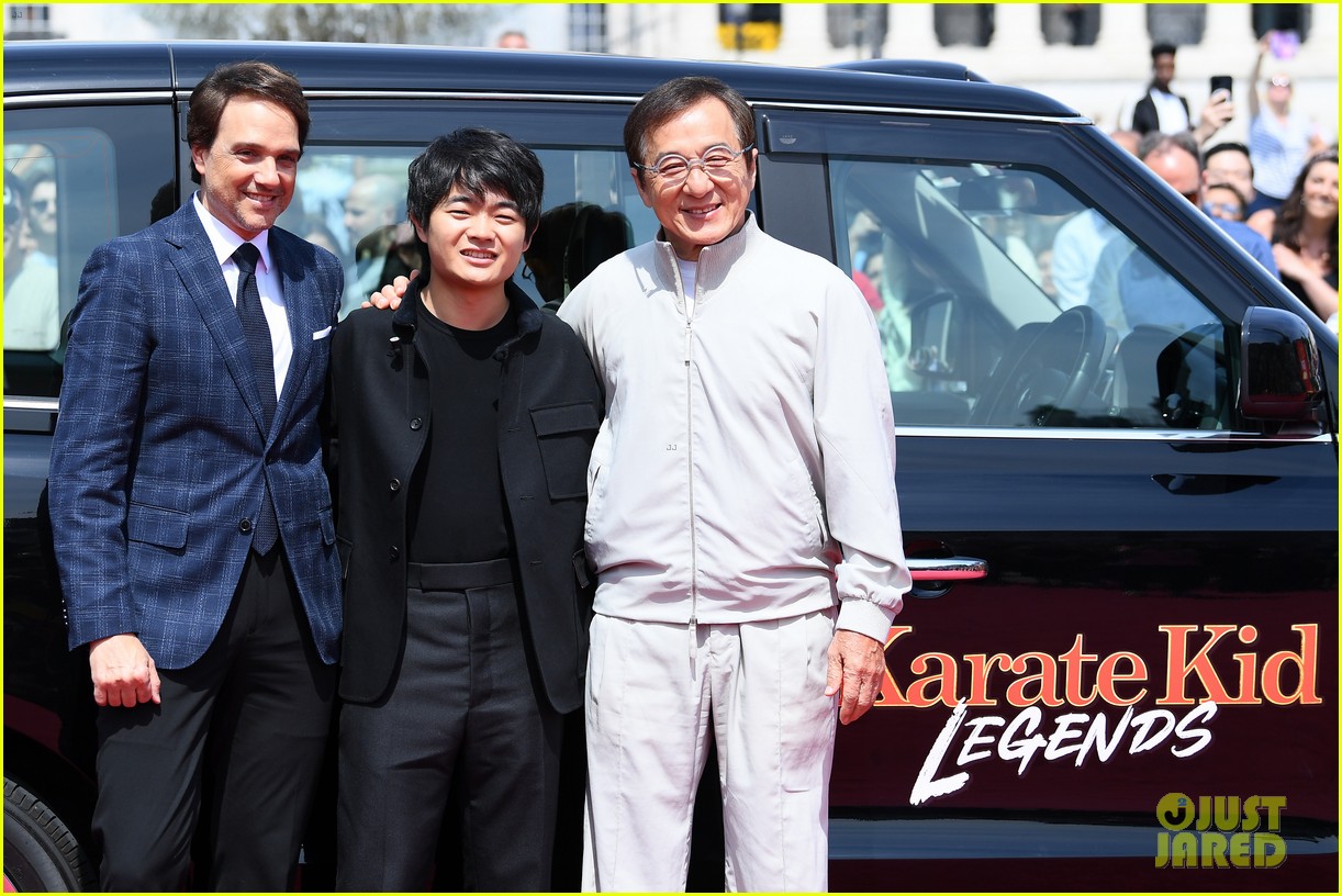 Ralph Macchio, Ben Wang, & Jackie Chan Bring 'Karate Kid: Legends' to London!: Photo 5161025 ...