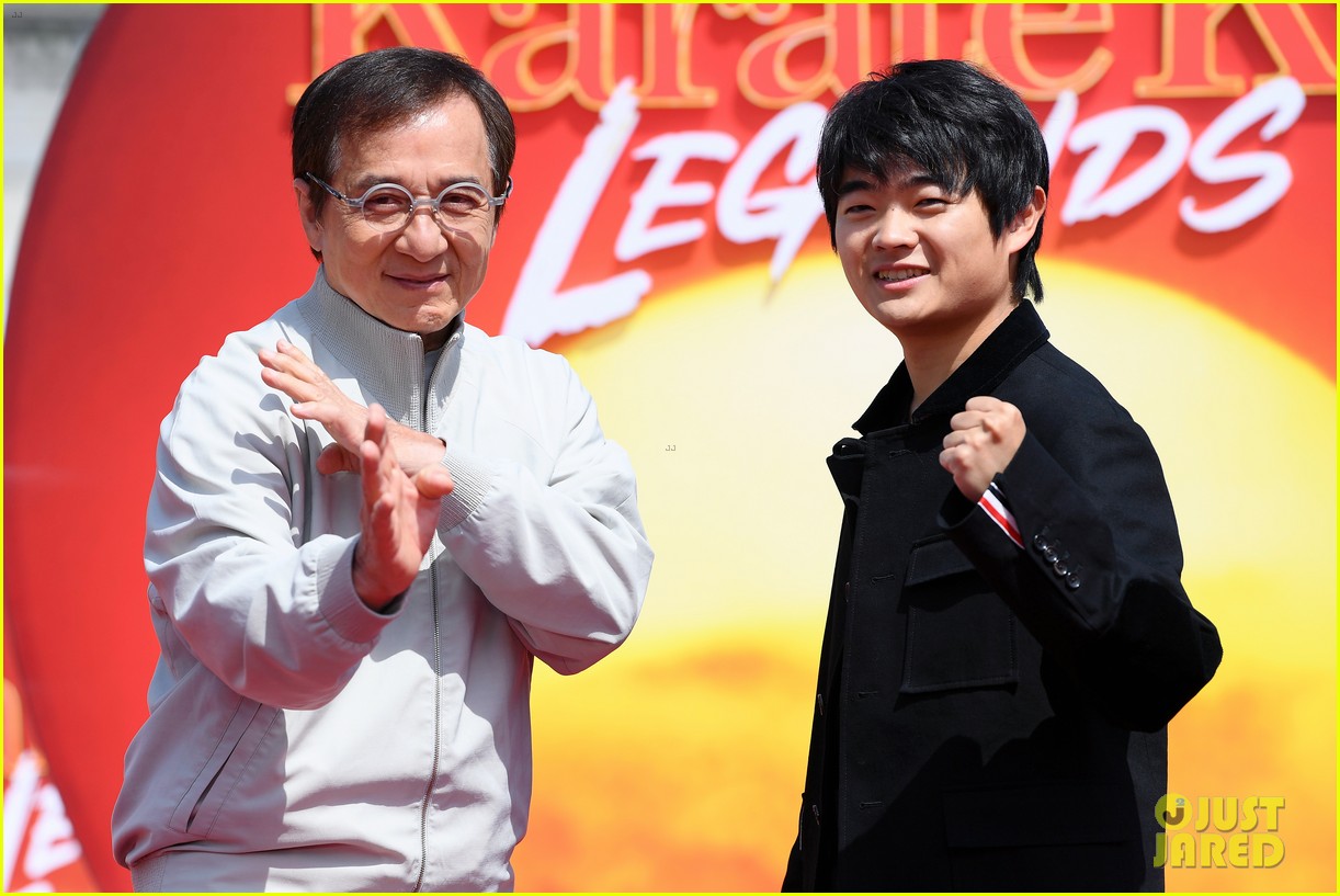 Photo: ralph macchio ben wang jackie chan karate kid legends photocall ...