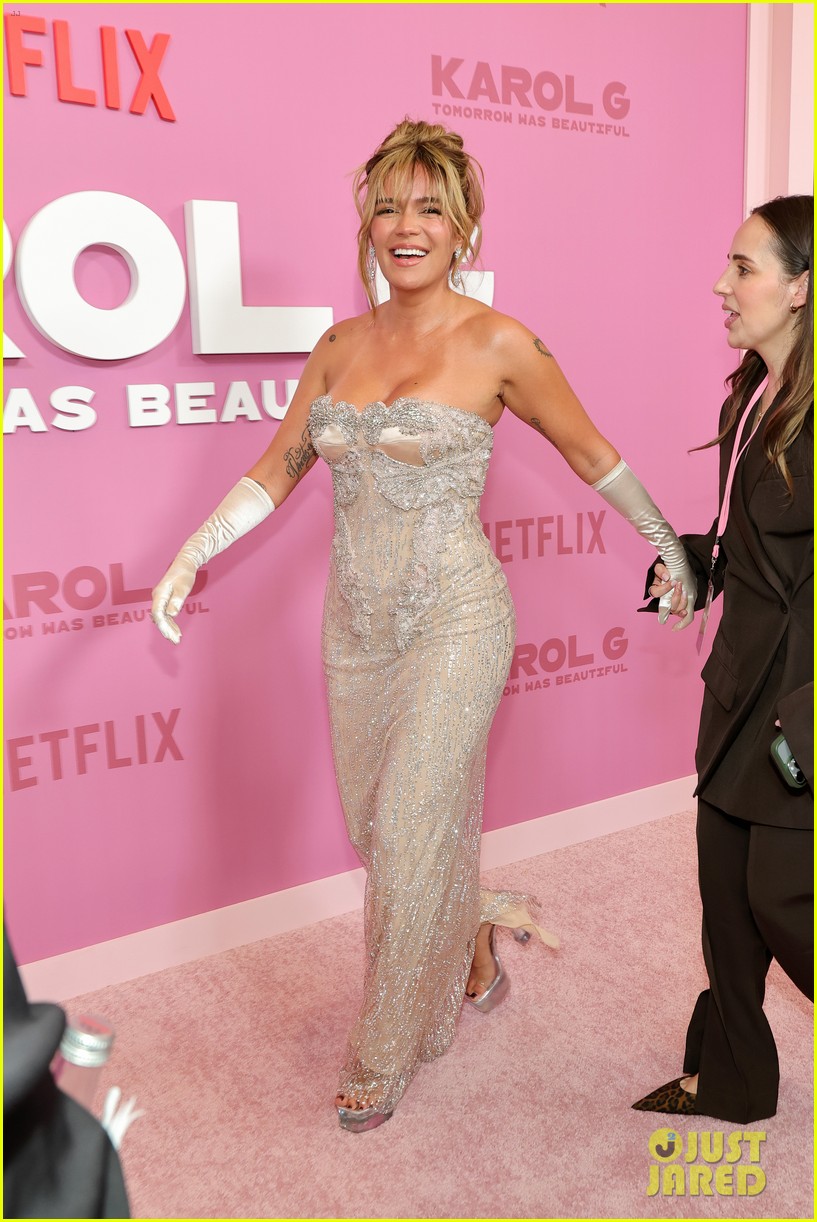 Karol G & Boyfriend Feid Make Red Carpet Debut at Her Netflix ...