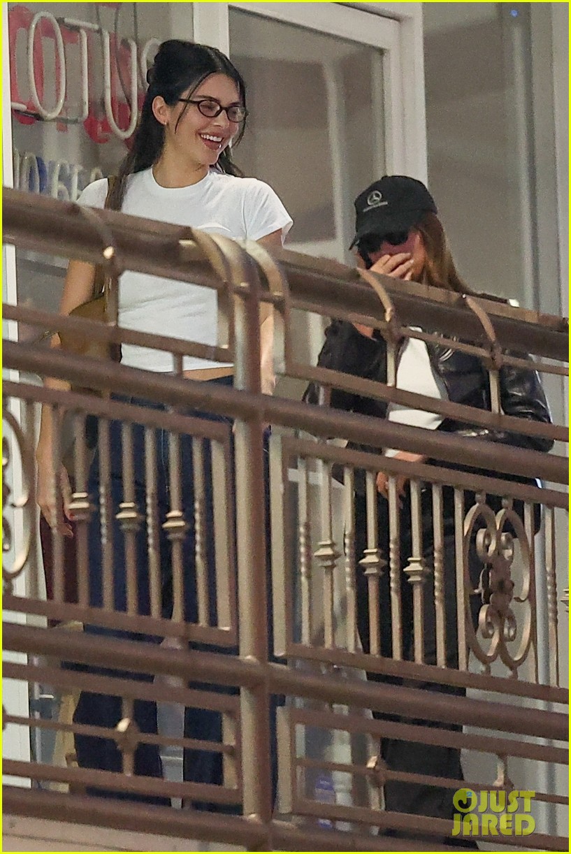 Kendall Jenner & Hailey Bieber Step Out for Dinner at Celeb Hotspot Sushi Park in WeHo: Photo ...