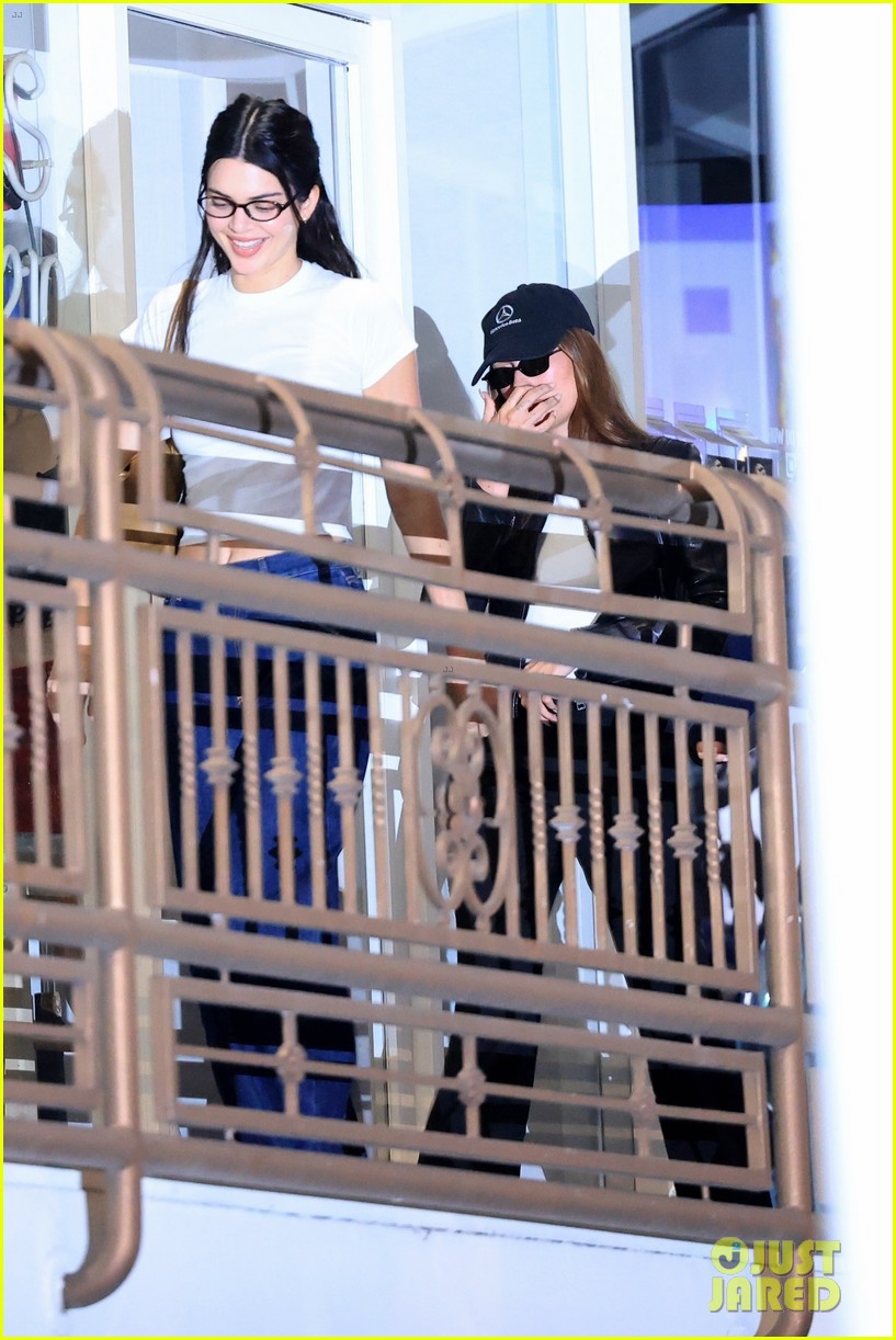 Kendall Jenner & Hailey Bieber Step Out for Dinner at Celeb Hotspot Sushi Park in WeHo: Photo ...