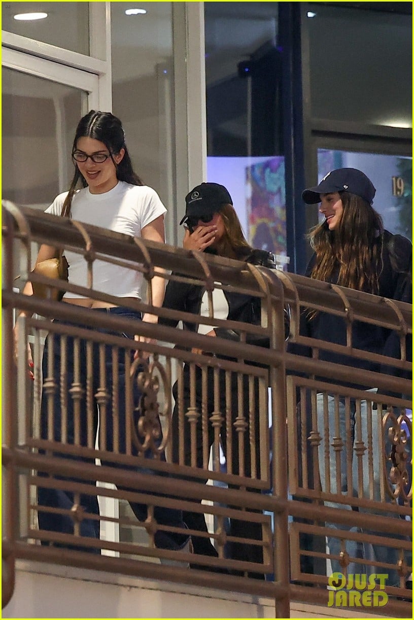 Kendall Jenner & Hailey Bieber Step Out for Dinner at Celeb Hotspot Sushi Park in WeHo: Photo ...