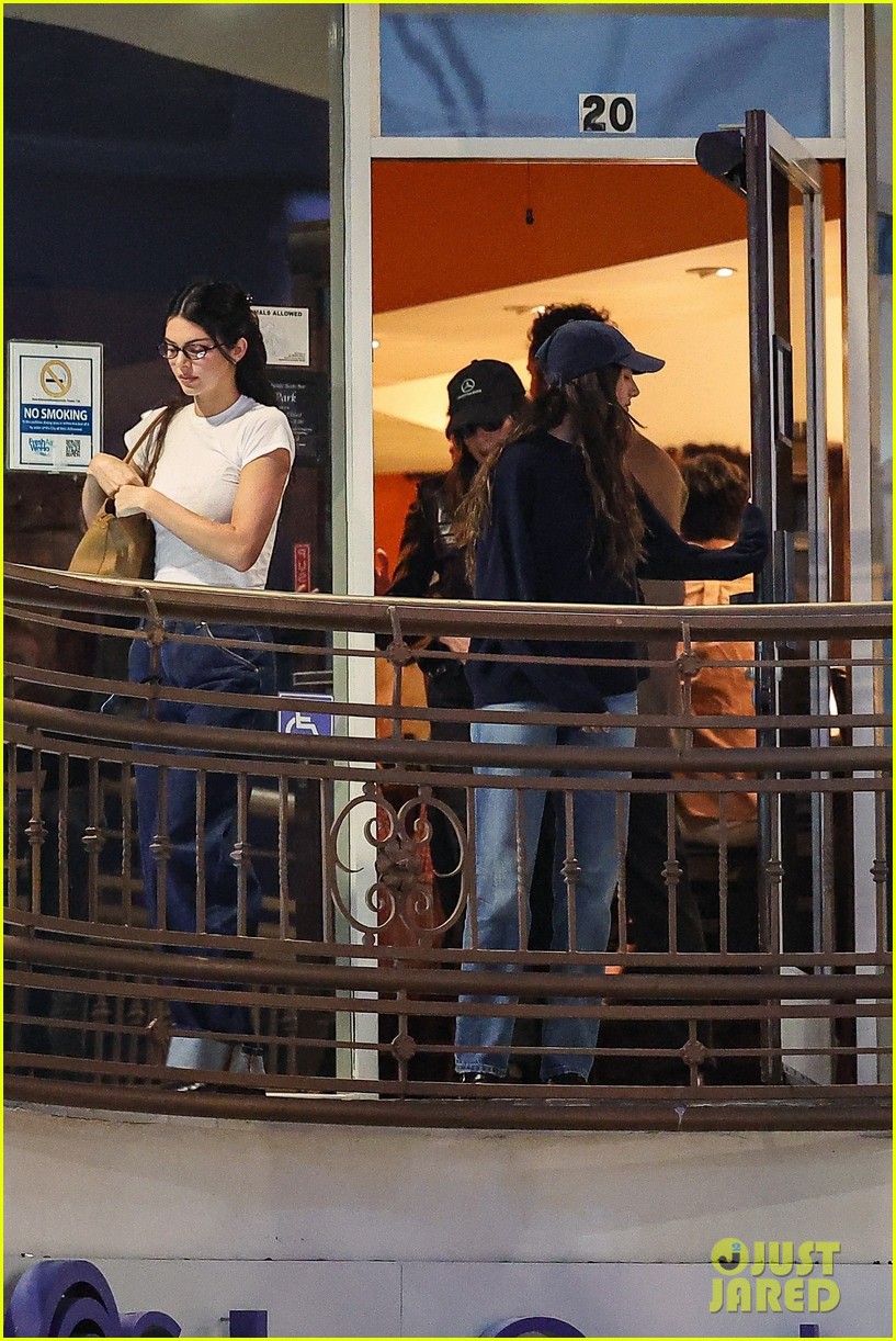 Kendall Jenner & Hailey Bieber Step Out for Dinner at Celeb Hotspot Sushi Park in WeHo: Photo ...