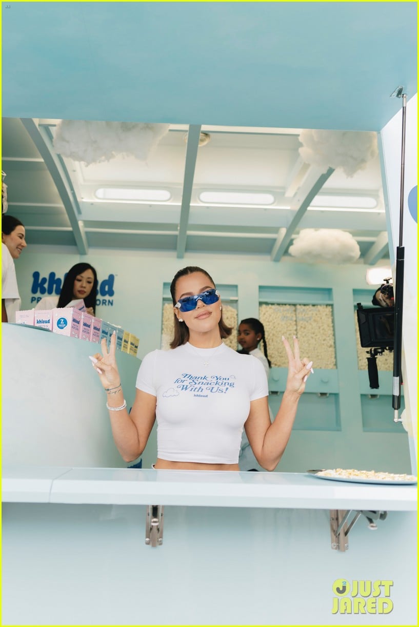 Khloe Kardashian is Joined by Kids True & Tatum at Khloud Protein ...