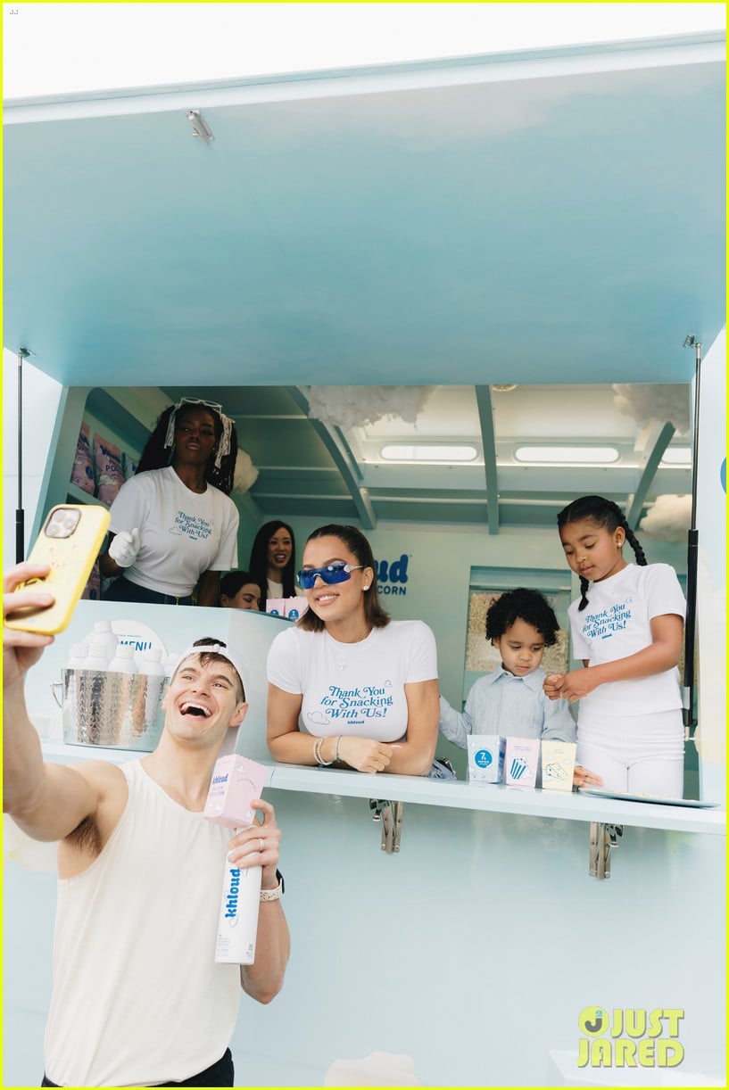Khloe Kardashian is Joined by Kids True & Tatum at Khloud Protein ...