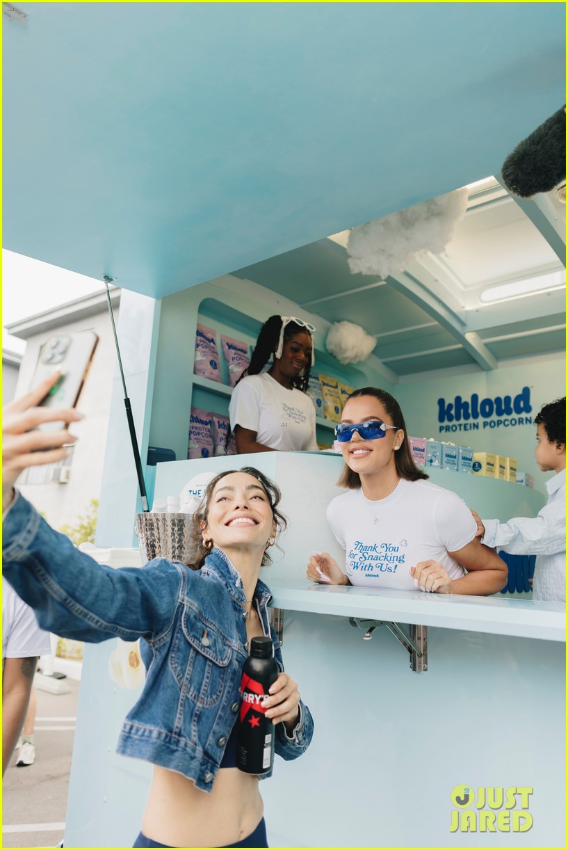 Khloe Kardashian is Joined by Kids True & Tatum at Khloud Protein ...