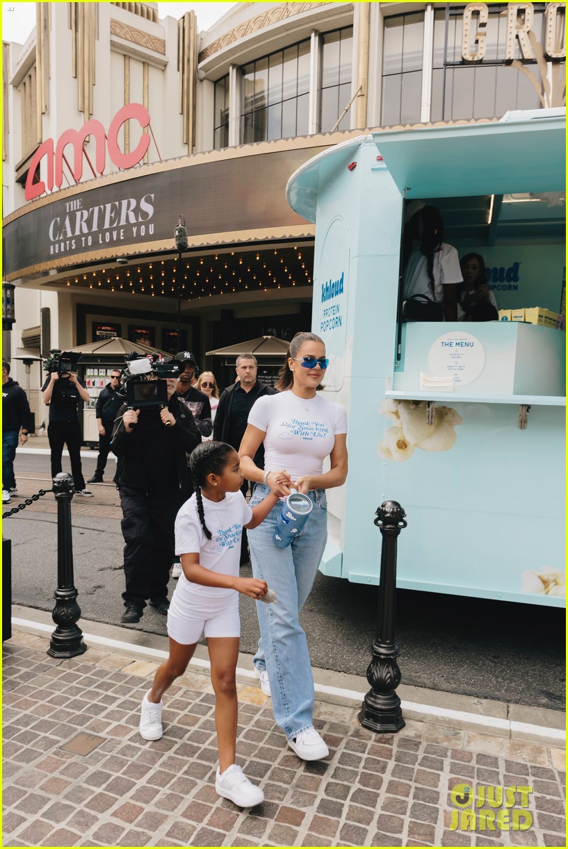 Khloe Kardashian is Joined by Kids True & Tatum at Khloud Protein ...