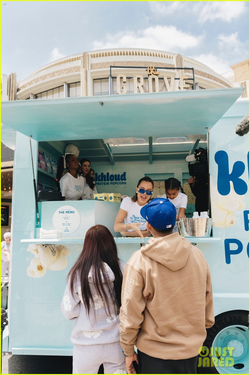 Khloe Kardashian is Joined by Kids True & Tatum at Khloud Protein ...