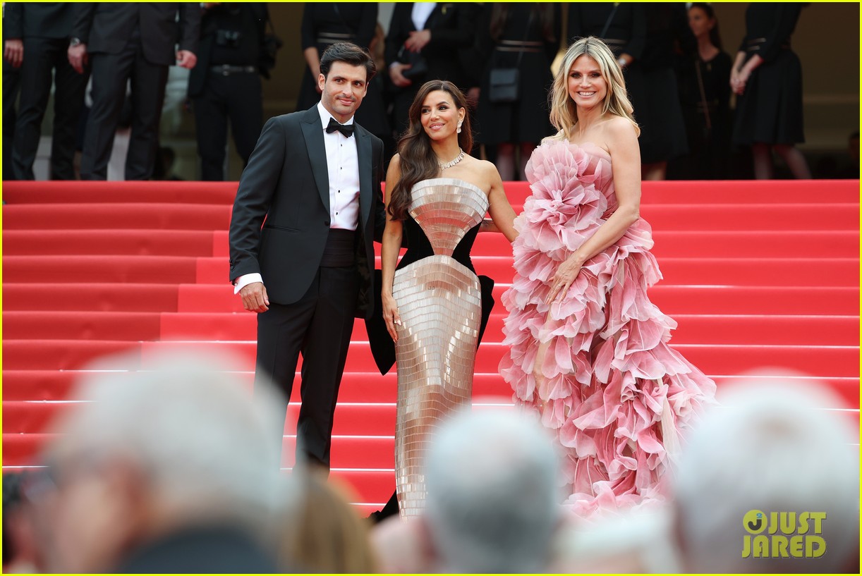 Eva Longoria & Heidi Klum Hit Cannes 2025 Film Festival Opening Ceremony with Carlos Sainz Jr ...