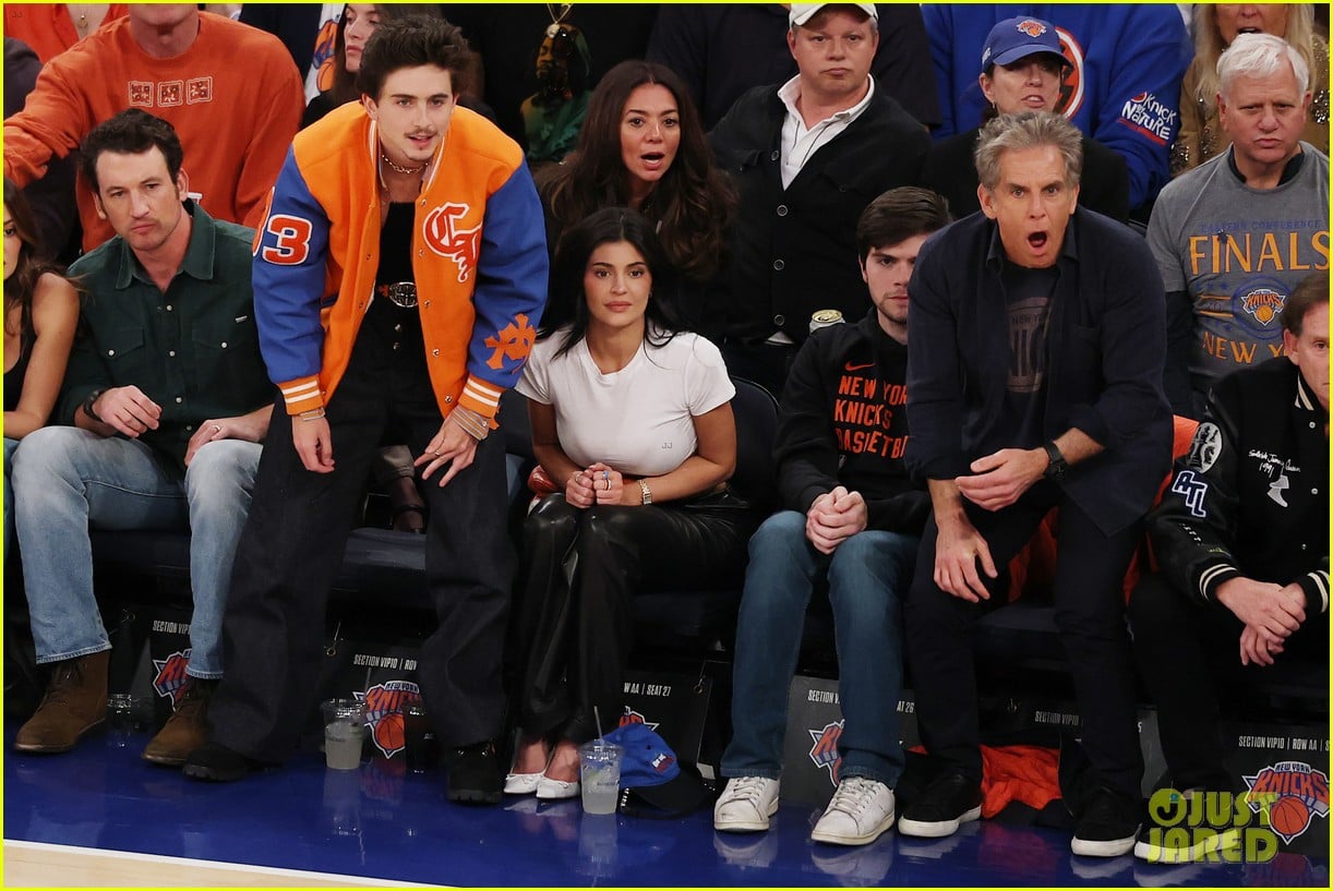 Kylie Jenner Joins Boyfriend Timothee Chalamet at Knicks vs. Pacers ...