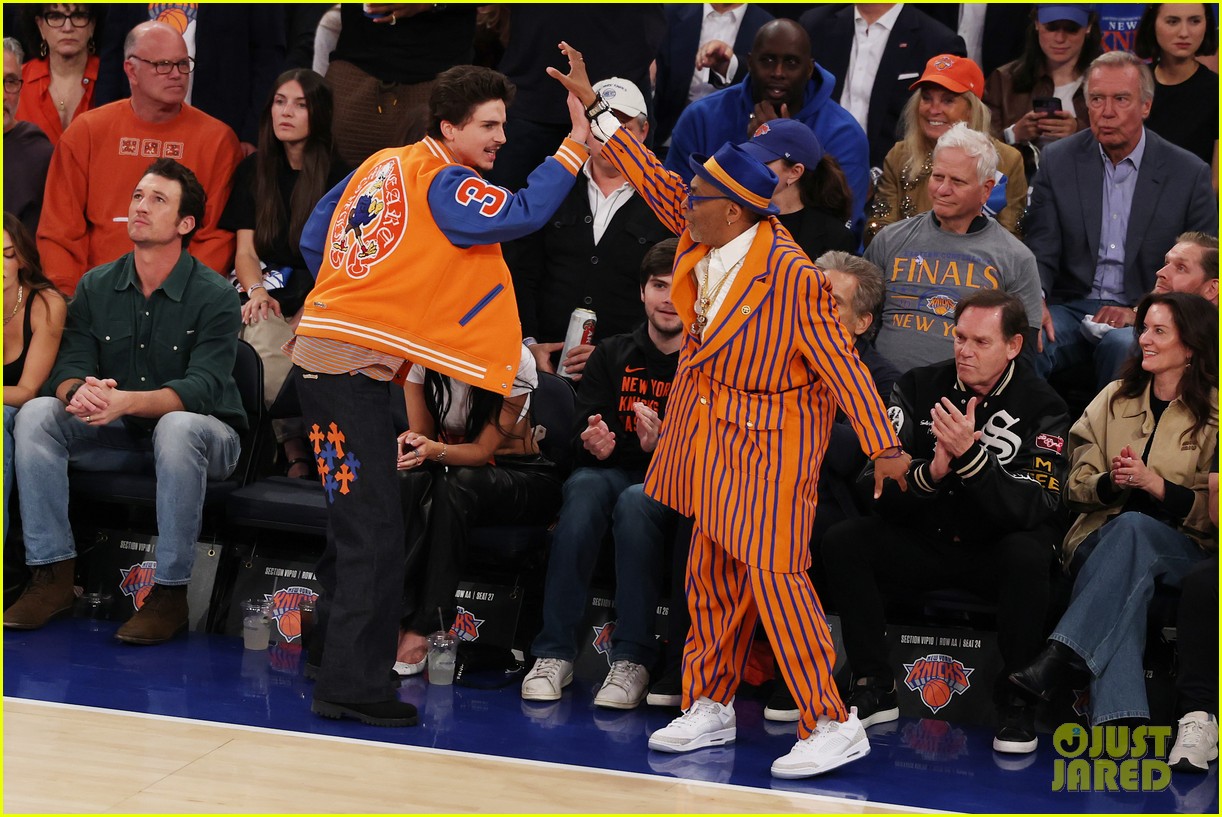 Kylie Jenner Joins Boyfriend Timothee Chalamet at Knicks vs. Pacers ...