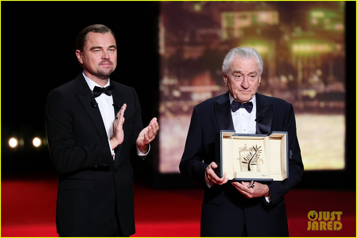 Leonardo DiCaprio Presents Robert De Niro with Cannes' Honorary Palme d ...
